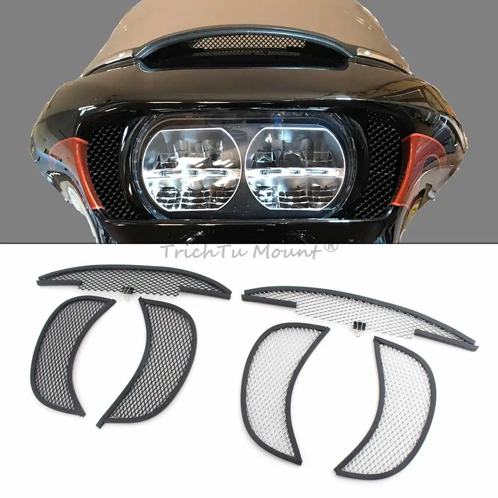 Motorcycle-Fairing-Air-Duct-Intake-Inner-Vent-Screen-Top-Grille-side ...