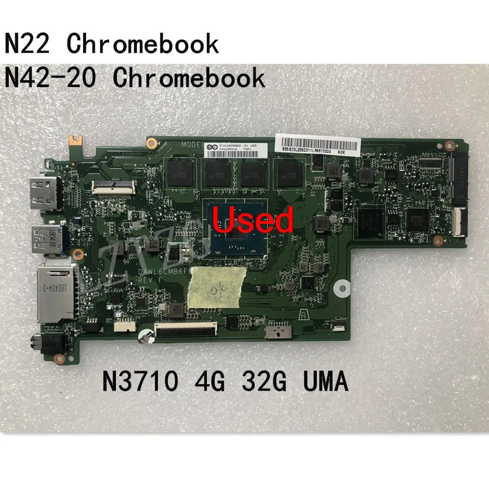 Used For Lenovo N22/N42-20 Chromebook Laptop Motherboard With N3170 CPU 4G Ram 32G UMA FRU ...