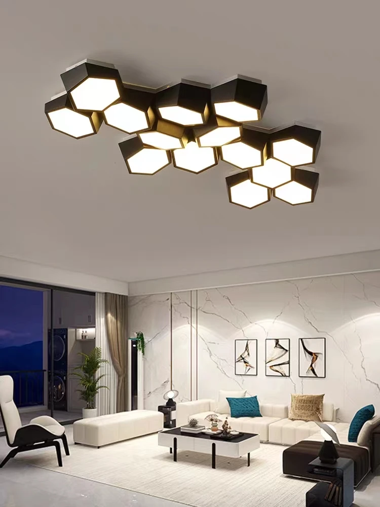 Modern-LED-engineering-pendant-lights-intelligent-control-spotlight ...