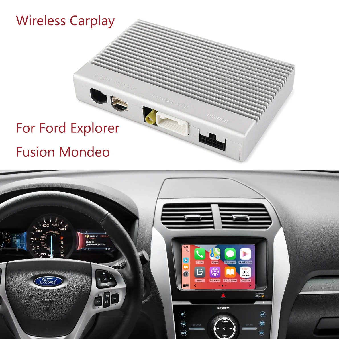 Road Top Video Interface Decoder Box Wireless Apple CarPlay Android ...