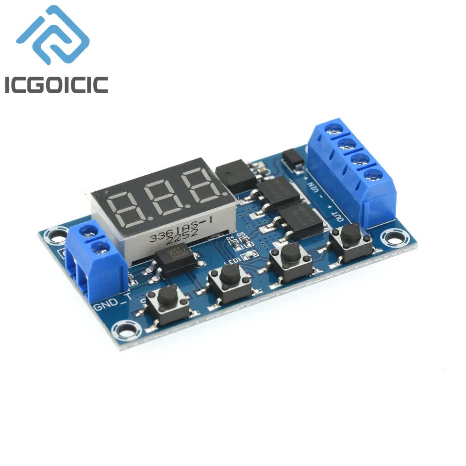 DC5-36V-Dual-MOS-LED-Digital-Time-Delay-Relay-Trigger-Cycle-Timer-Delay ...