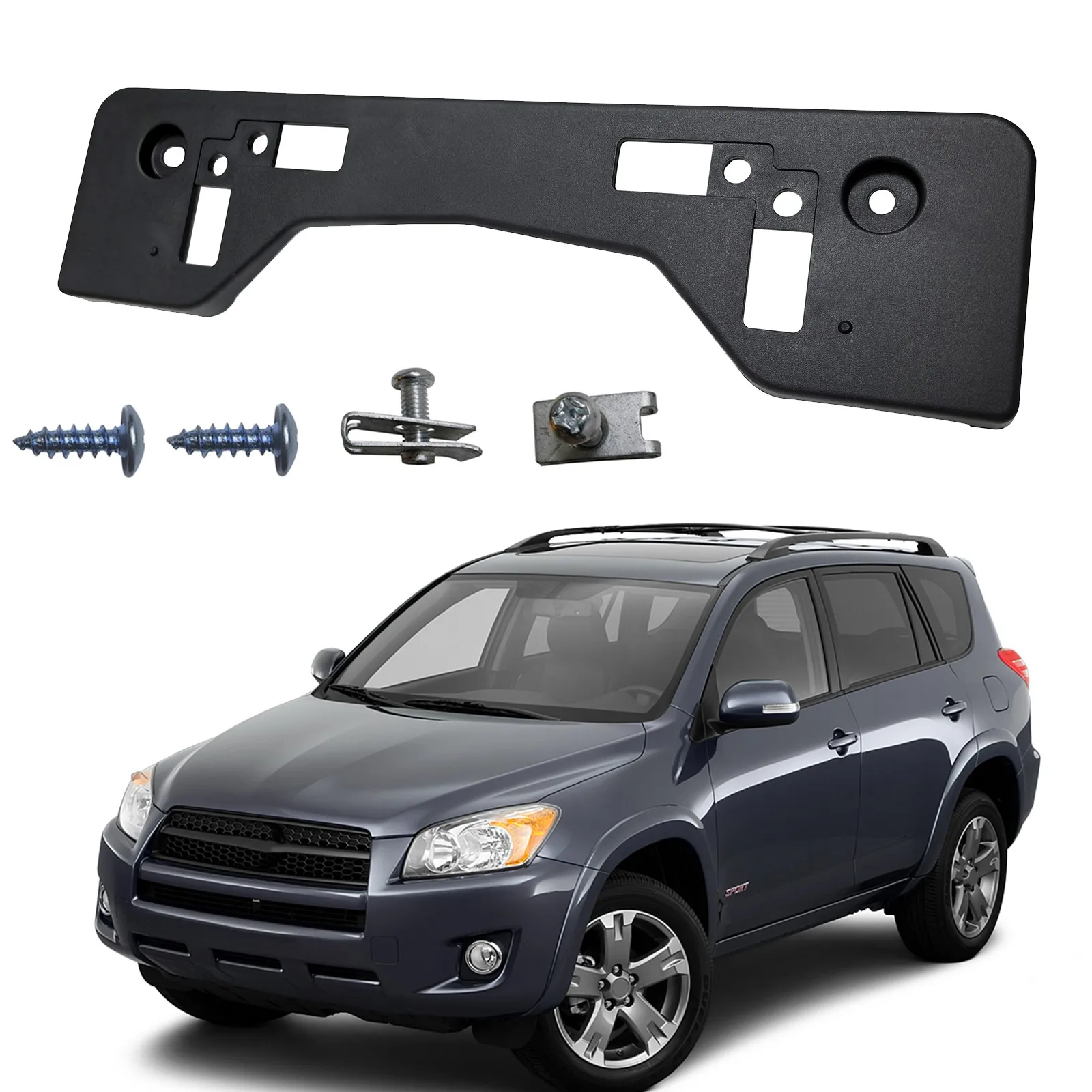 For 2009-2012 Toyota RAV4 Front License Plate Frame Holder Mounting ...