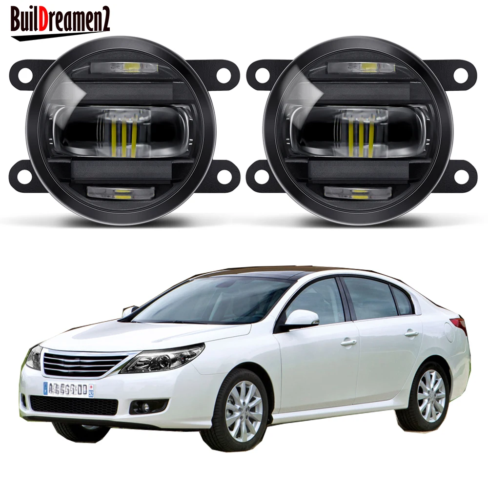 2IN1 30W Car Fog Light Assembly with DRL H11 Aluminum LED Fog Daytime ...