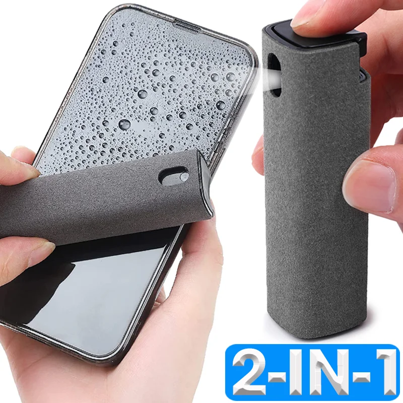 2 In 1 Phone Screen Cleaner Spray Computer Screen Dust Removal ...