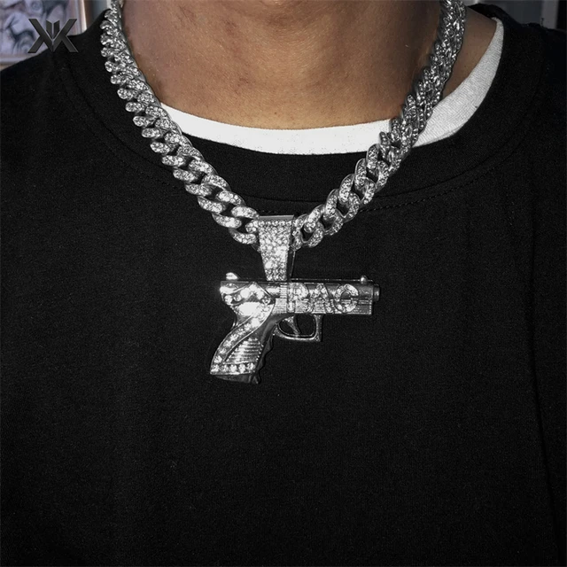 Tupac Gun Necklace