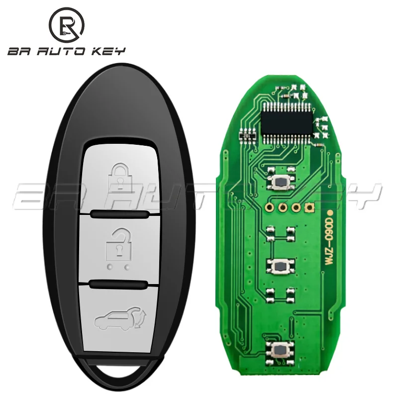 315MHz ID4A Chip 3 buttons Smart Remote Car key Fob for Nissan Xtrail X ...