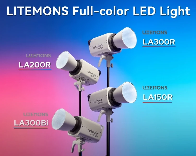 Godox-LA150R-LA200R-LA300R-RGB-Full-Color-COB-Photography-Fill-Light ...