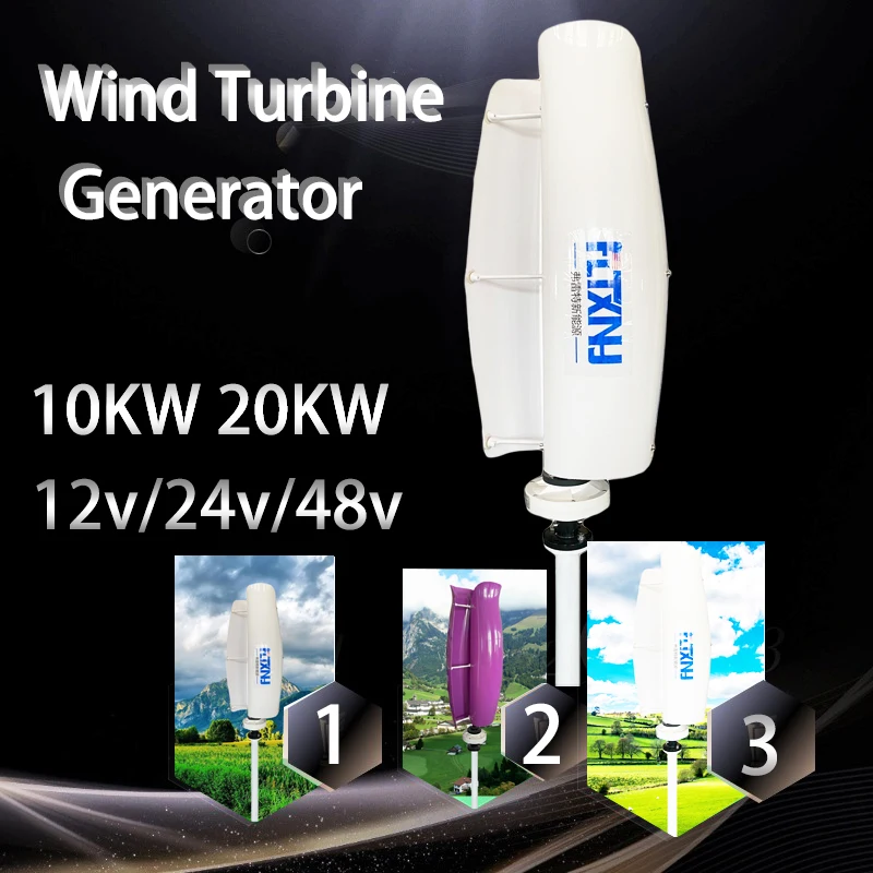 10000W-Wind-Turbine-Generator-Complete-Set-48V-Magnetic-Alternator-Free ...