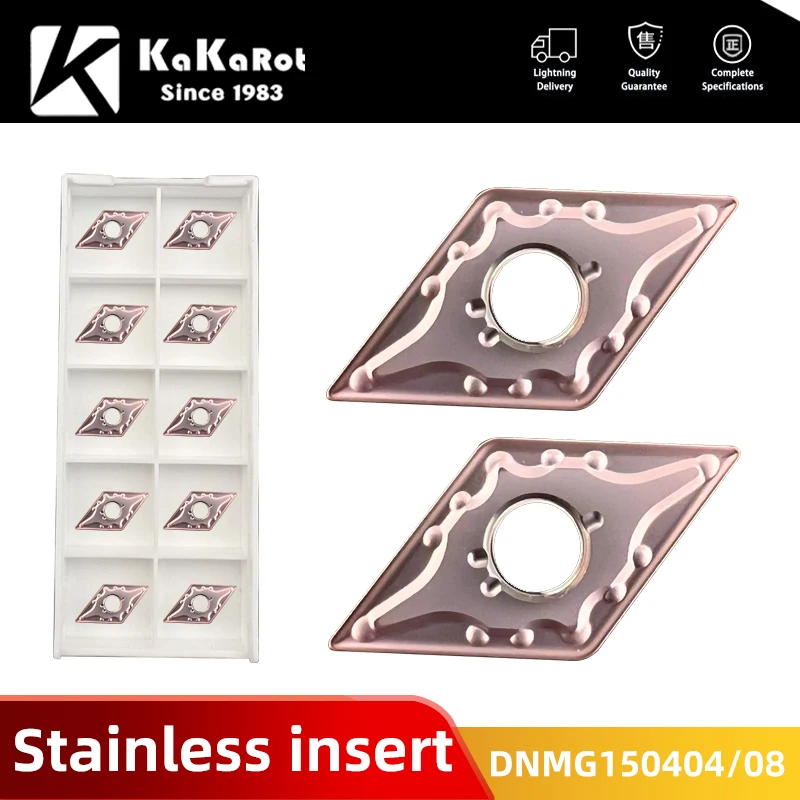 Kakarot Carbide Insert Dnmg150404 Ma Vp15tf Dnmg 150408 Dnmg150604 Dnmg150608ma Turning Tools ...