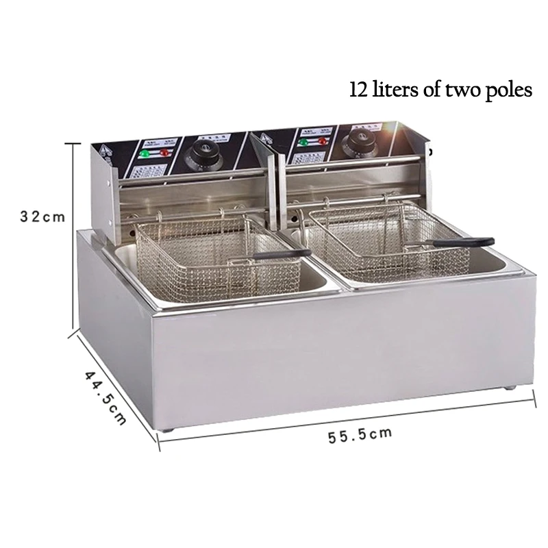 Electric-Chips-Fryer-Electric-Fryer-Smokeless-Commercial-Double ...
