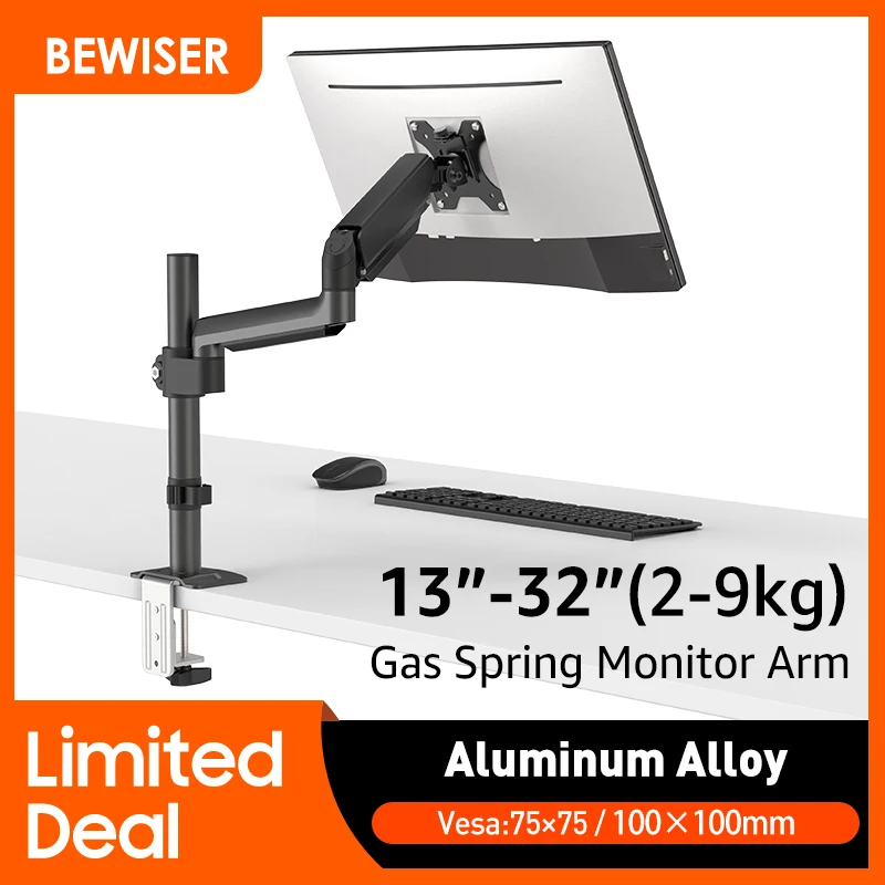 Bewiser-Table-Monitor-Mount-Stand-For-17-32-Inch-2-9kg-Screen-Aluminum ...