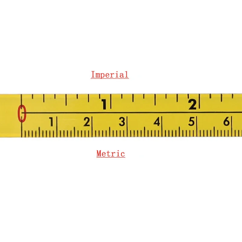 English Ruler Measurements