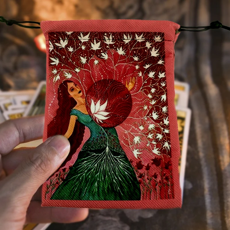 Witches-Energy-Crystal-Storage-Bag-Magic-Bees-Butterfly-Runes ...