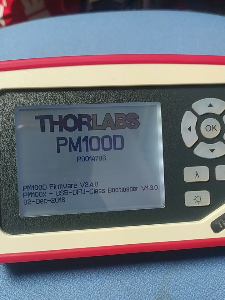 Thorlabs Pm100d Optical Power And Energy Meters Thorlabs