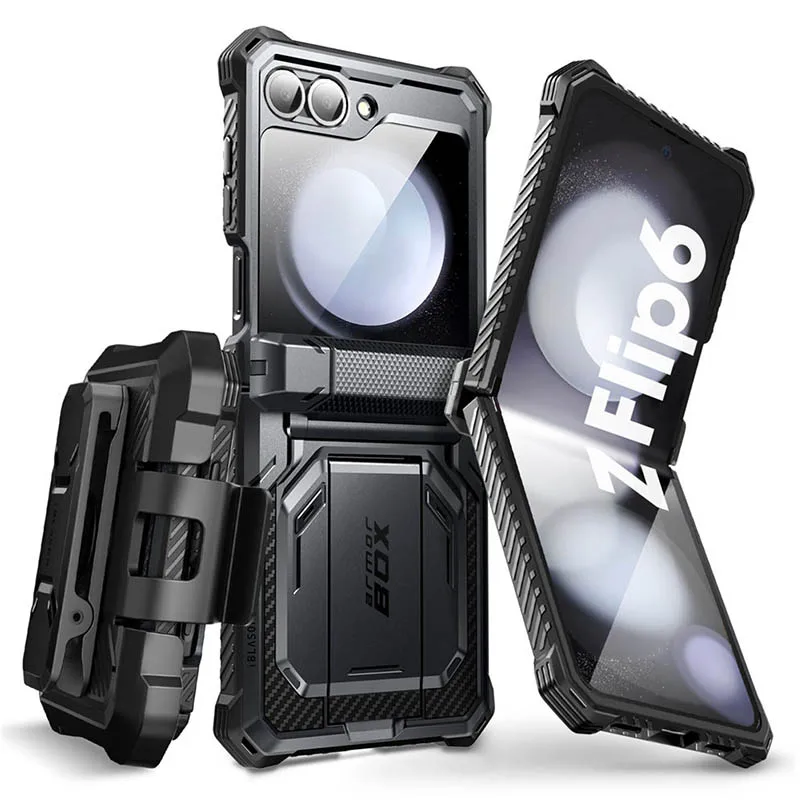 I-BLASON-For-Samsung-Galaxy-Z-Flip-6-5-Case-Armorbox-Full-Body-Military ...