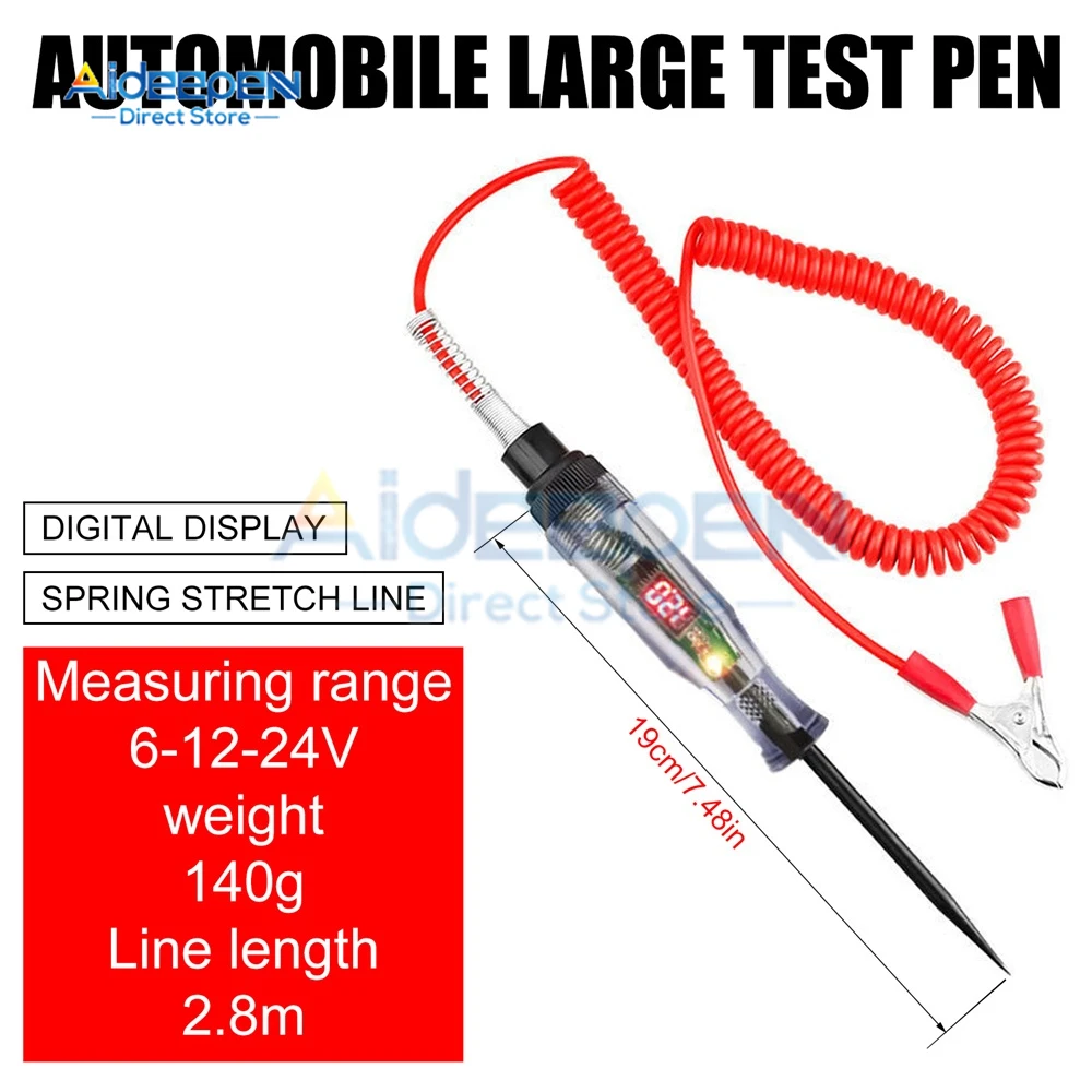 6V-12V-24V-Diagnostic-Tools-Test-Pen-DC-Auto-Truck-Tester-Test-pencil ...