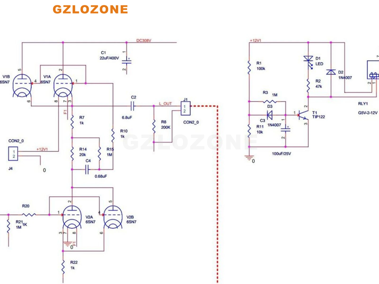 HI-END Stereo 6SN7 6N8P Tube Preamplifier Base On Rogue99 Preamp ...