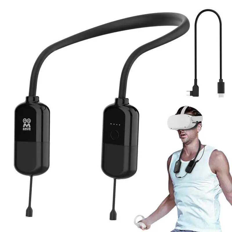 VR-Headset-Power-Bank-8000mAh-For-PICO4-Neck-Hanging-Battery-Pack ...