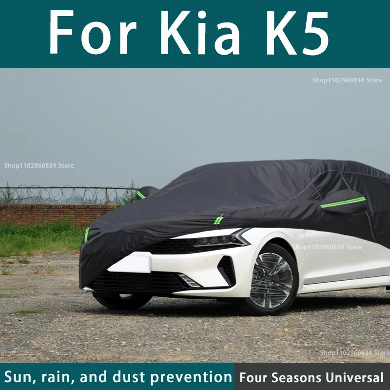 For Kia K5 210T Full Car Covers Outdoor Uv Sun Protection Dust Rain ...