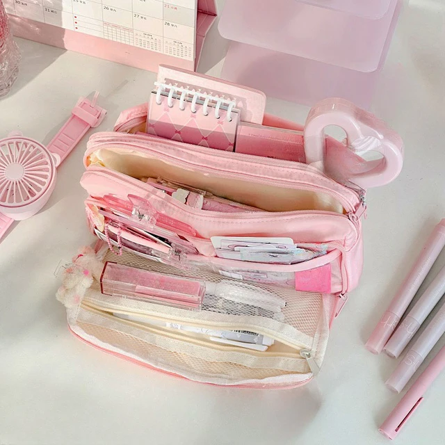 Pink Spacemaker Pencil Box