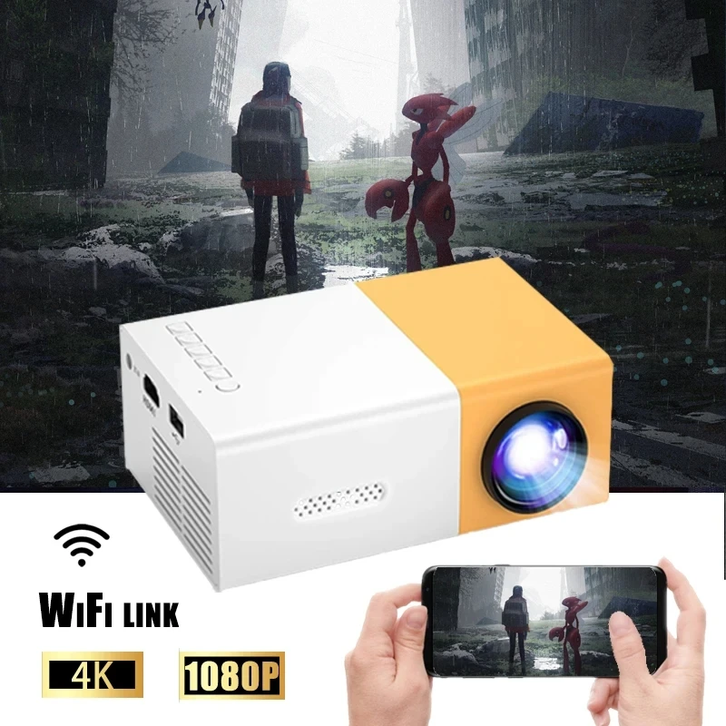 YG300-MINI-Projector-Portable-Home-Theater-Smart-TV-Laser-Beamer-3D ...