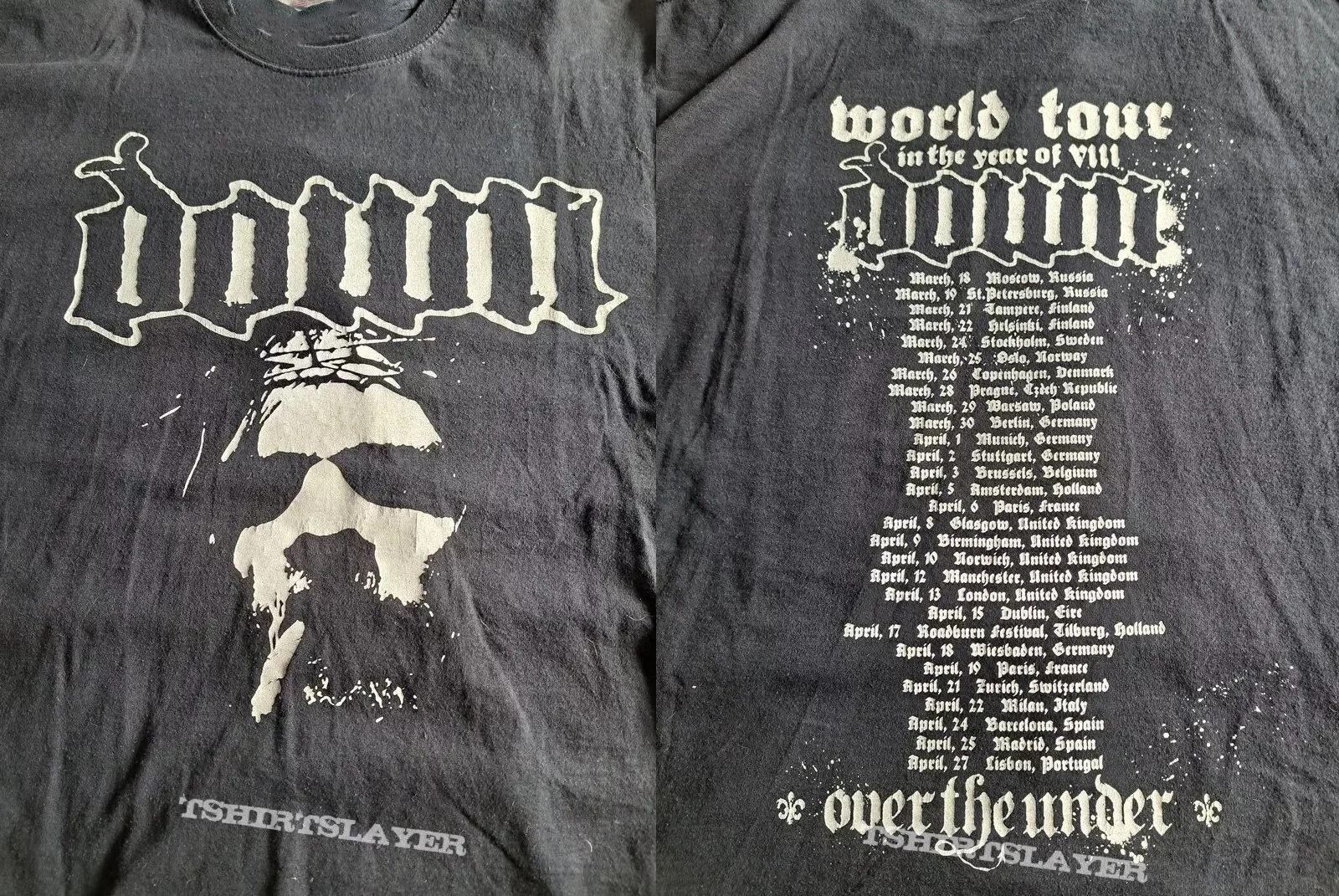 Down Band Gift For Fans Black T-Shirt Cotton Full Size ZH178 ...