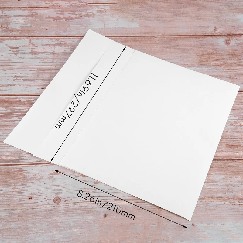 Self-Adhesive Labels 100 Sheets White Printable Universal Adhesive ...