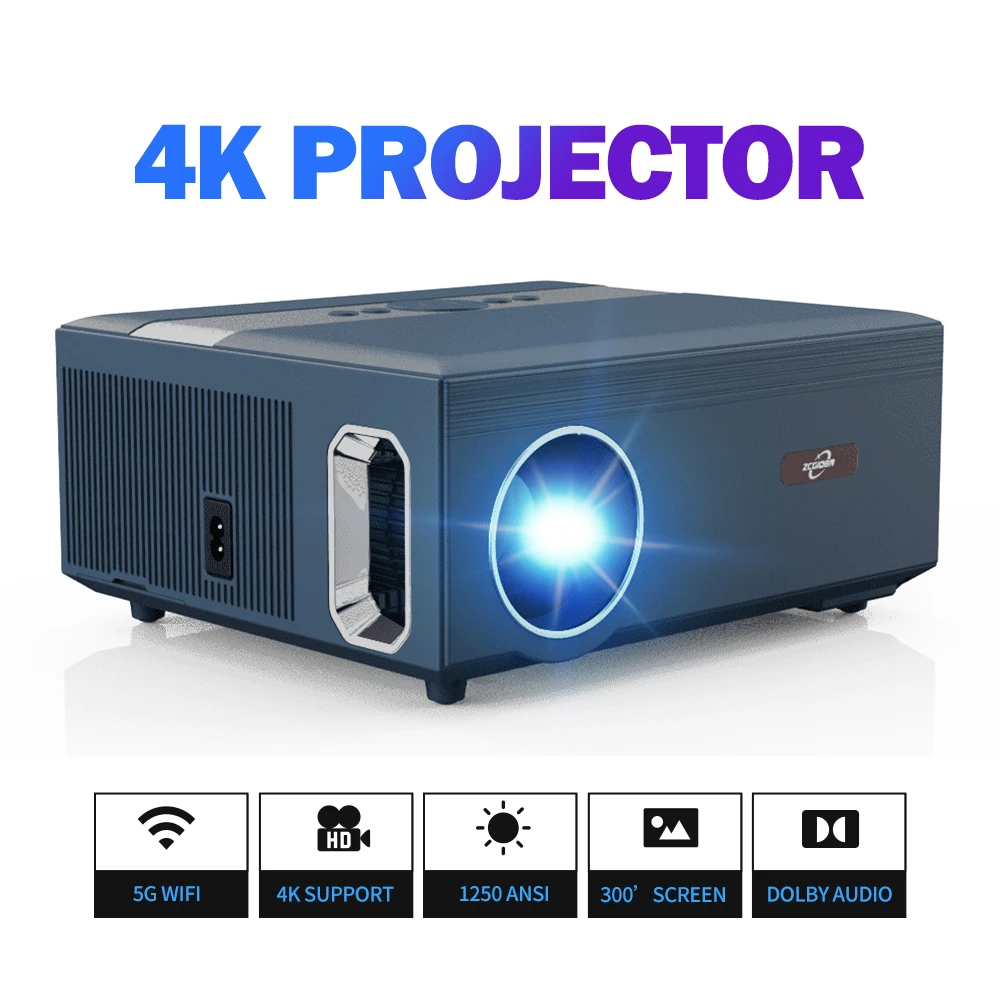 Ultra HD Smart 4K Projector | Home Theater 4k Projectors | 4k Projector ...