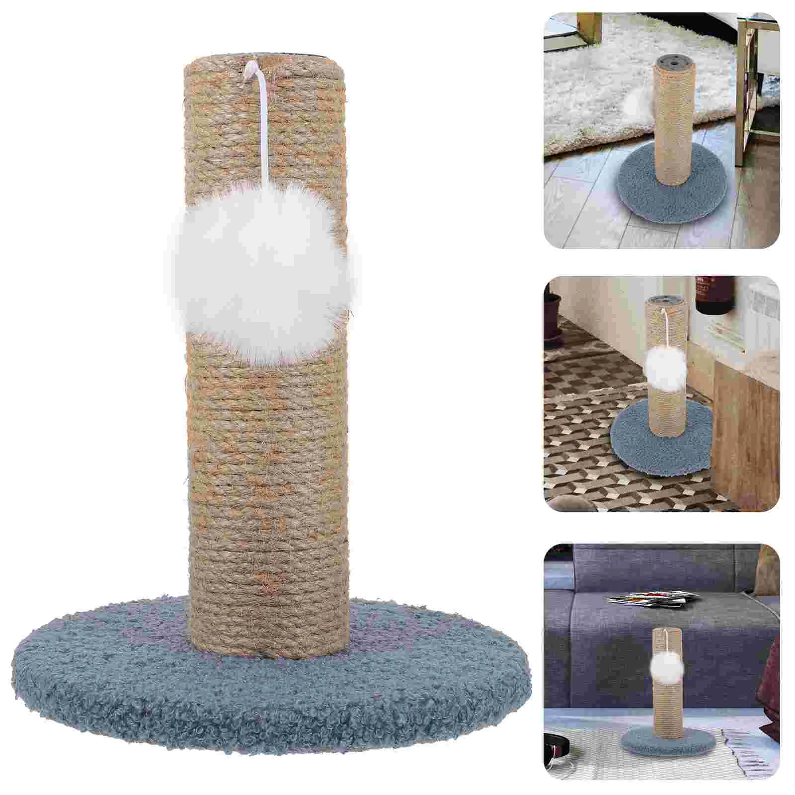 Cat-Climbing-Frame-Scratching-Pole-Kitten-Toy-Pet-Floor-Post ...