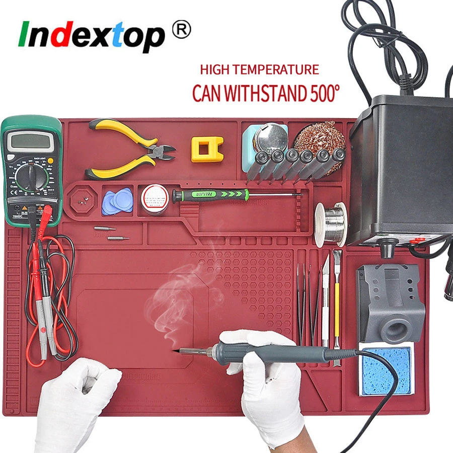 Repair Pad Insulation Heat-resistant Soldering Station Silicon ...