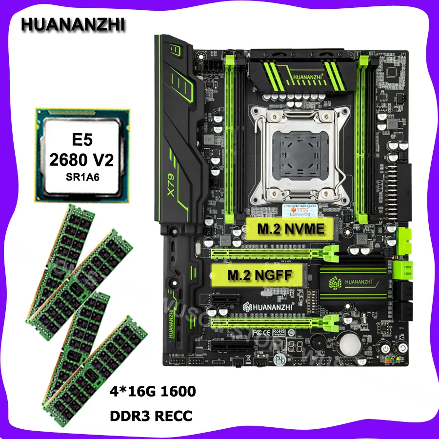 X79 Motherboard LGA2011 Kit With 2X16GB=32G DDR3 Memory And, 54% OFF
