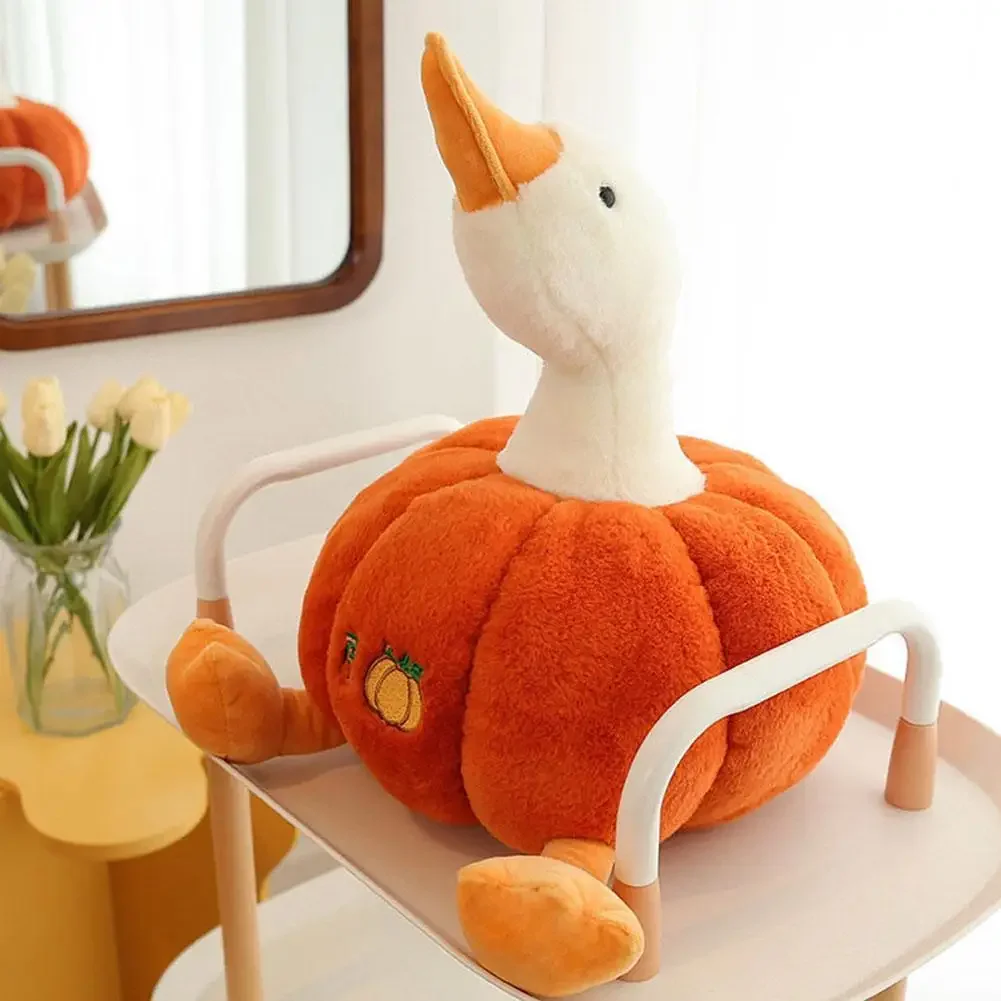 MINISO-Cute-Pumpkin-Duck-Plush-Toy-Halloween-Decorations-Pumpkin-Pillow ...