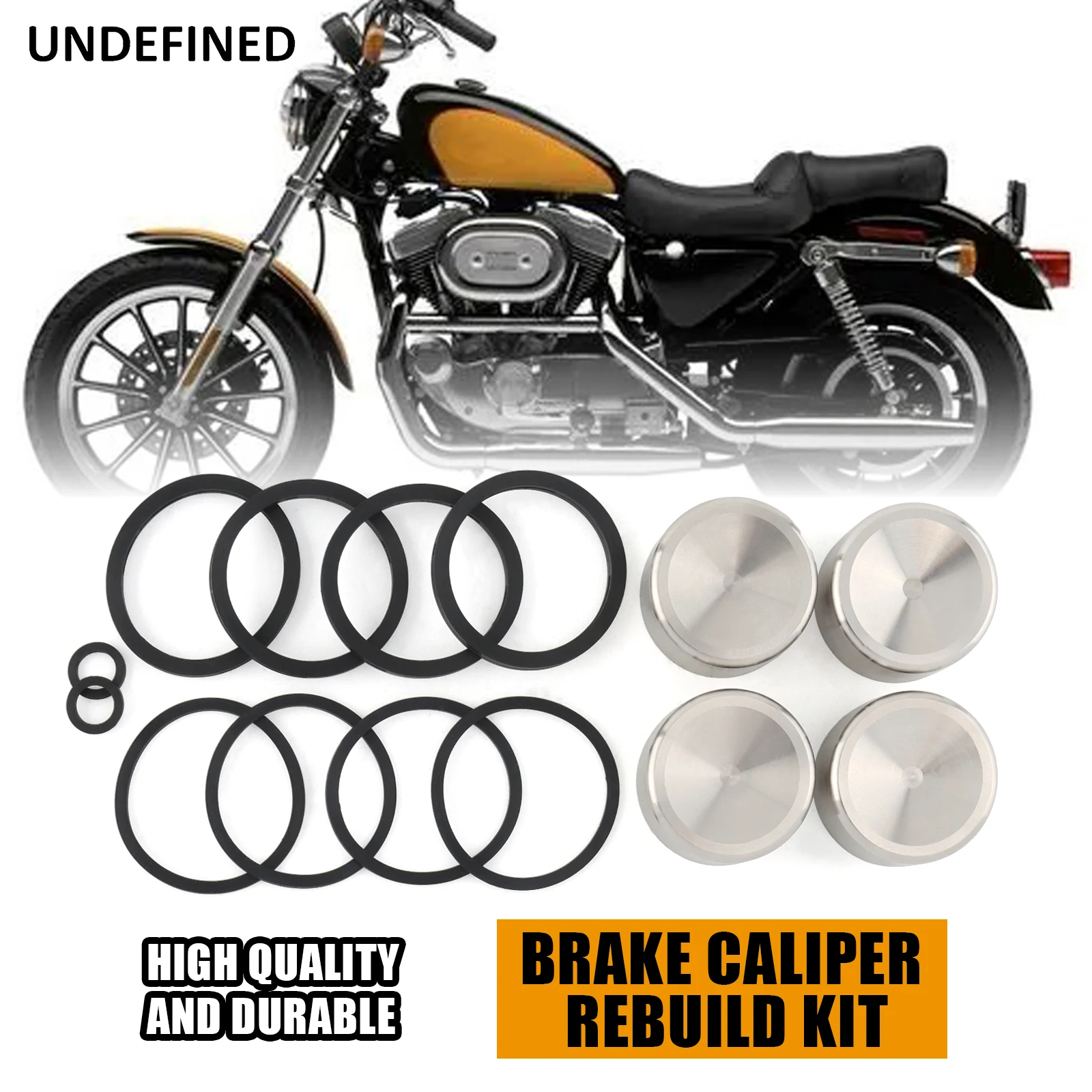 Front/Rear Brake Caliper Rebuild Kits 44313-00/01 For Harley Sportster ...