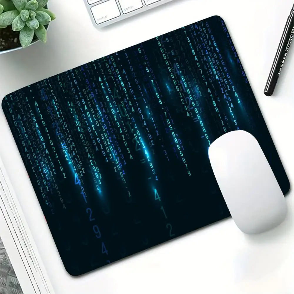 Matrix Binary Code Mouse Pad Large Rubber Base Non-slip PC Desk ...