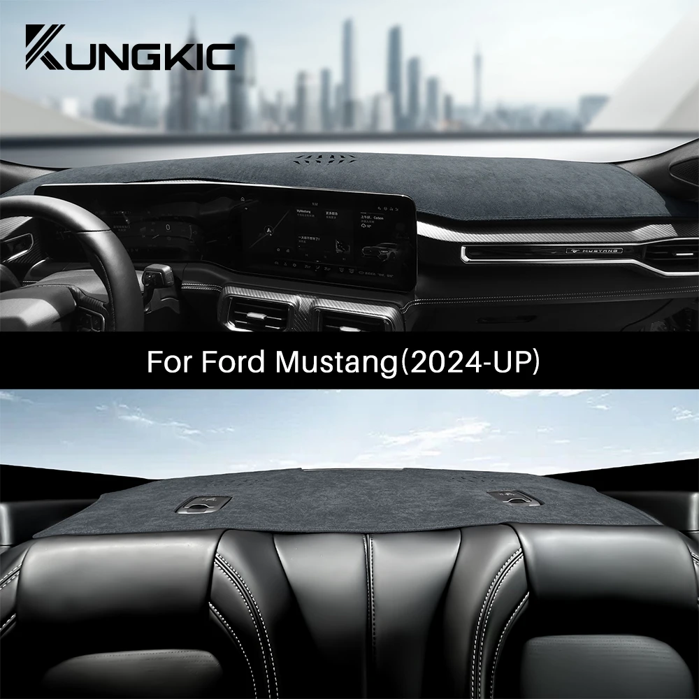 Anti-UV-Dashboard-Cover-for-Ford-Mustang-2024-2025-Center-Console ...