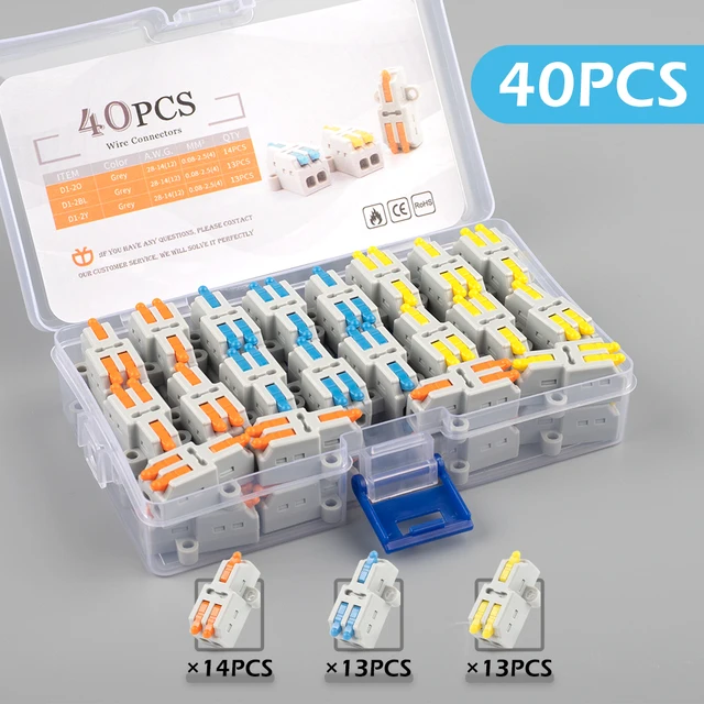 Mixed Boxed Mini Fast Wire Connector Reusable High-Quality Terminal ...