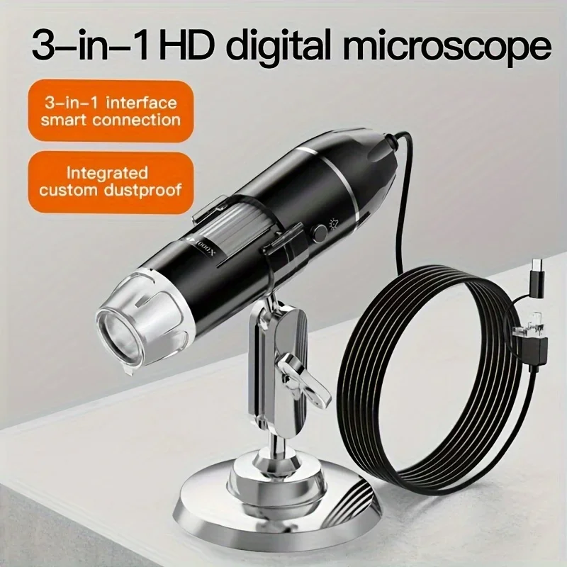 1600X-Three-in-one-Portable-Digital-Microscope-Suitable-for-Mobile ...