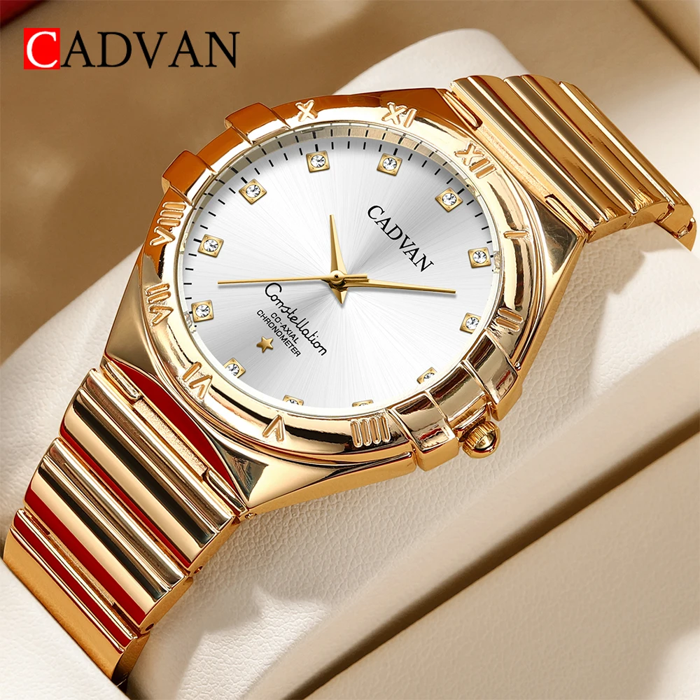 CADVAN-Quartz-Watch-for-Men-Luxury-Diamonds-Gold-Watches-Waterproof ...