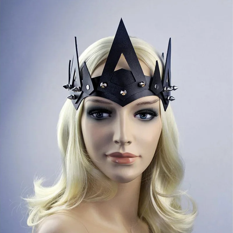 Medieval-Royal-Princess-Queen-Crown-Headpiece-Gothic-Spiked-Tiara ...