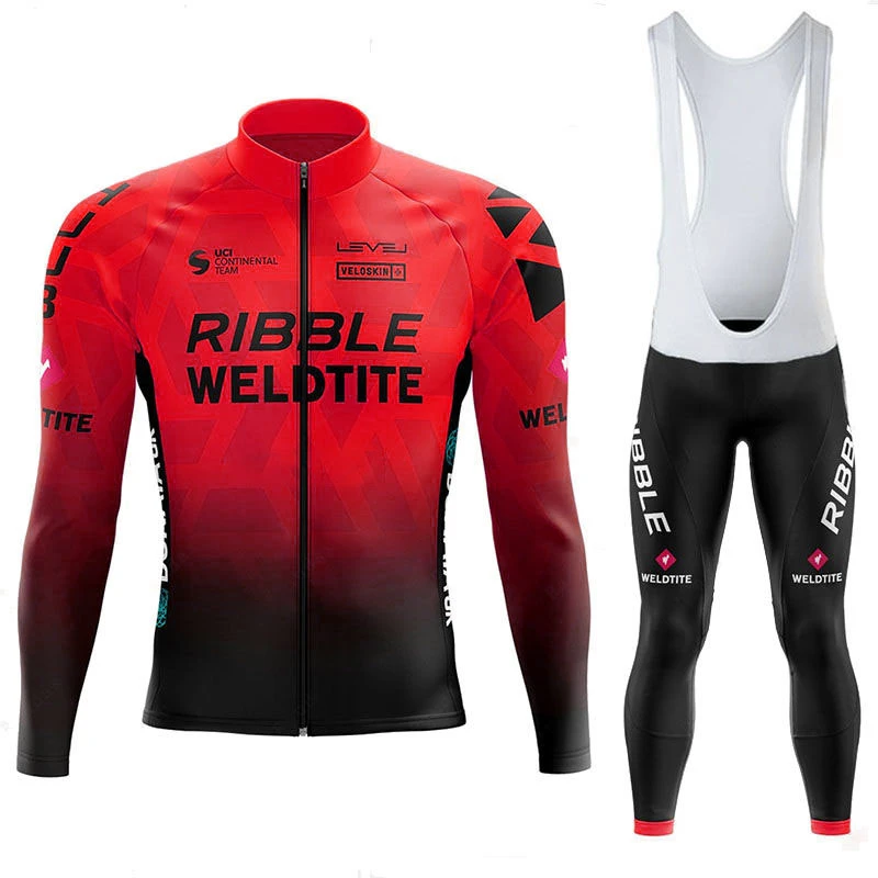 Ribble Weldtite Autumn Cycling Jersey Set Ropa Ciclismo Spring Long ...