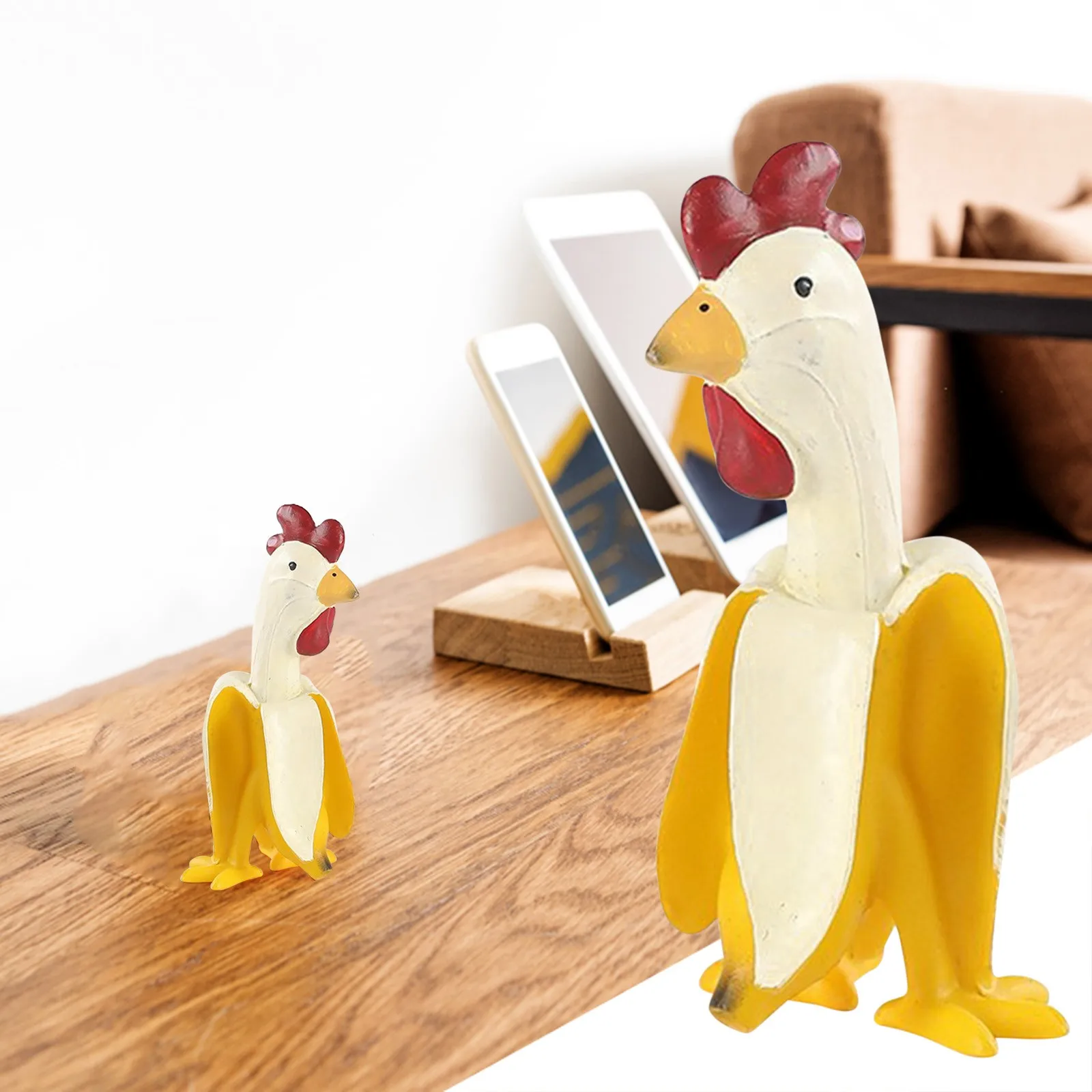 Patung-Ayam-Pisang-Lucu-Patung-Ayam-Pisang-Kupas-Lucu-Ornamen-Dekorasi ...