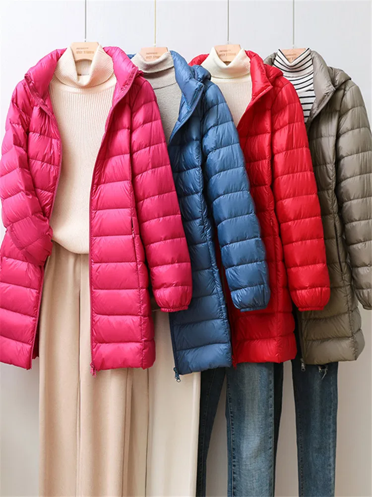women-clothing-spring-winter-Lightweight-Packable-Long-Down-Jackets-new ...