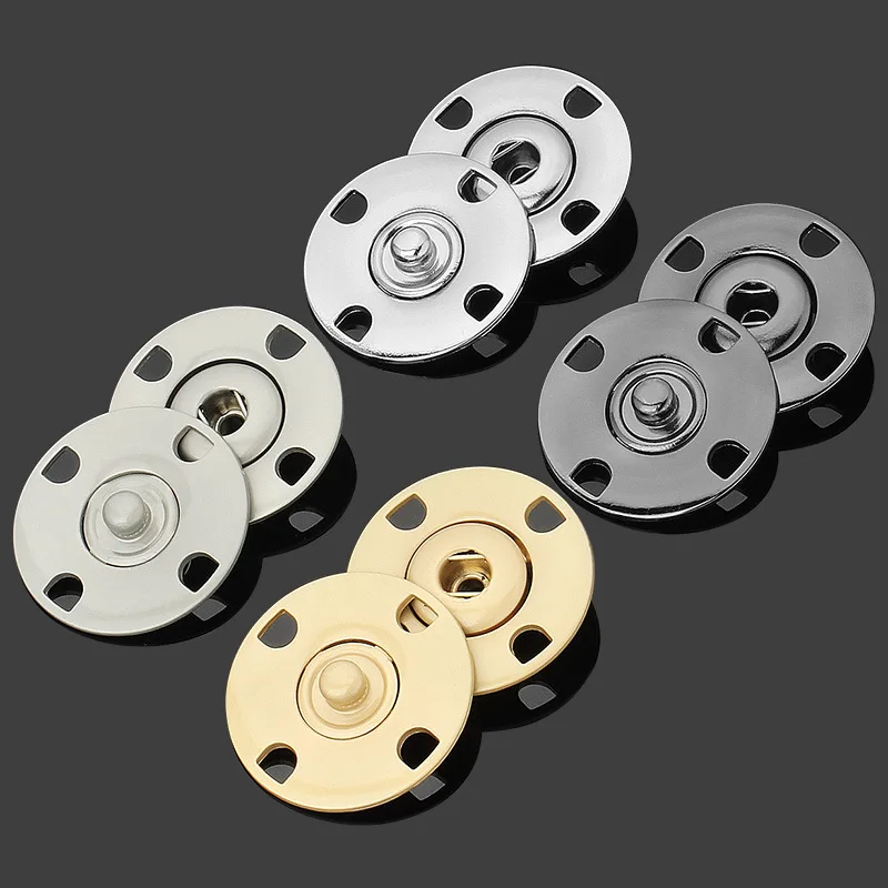 Metal-Snap-Button-para-Vestu-rio-Press-Buttons-Stud-Fecho-invis-vel ...