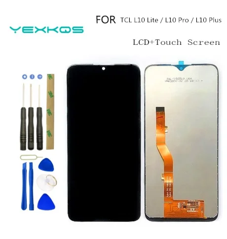 6.22 "display lcd para tcl l10 lite/l10 pro/l10 mais tela de toque ...