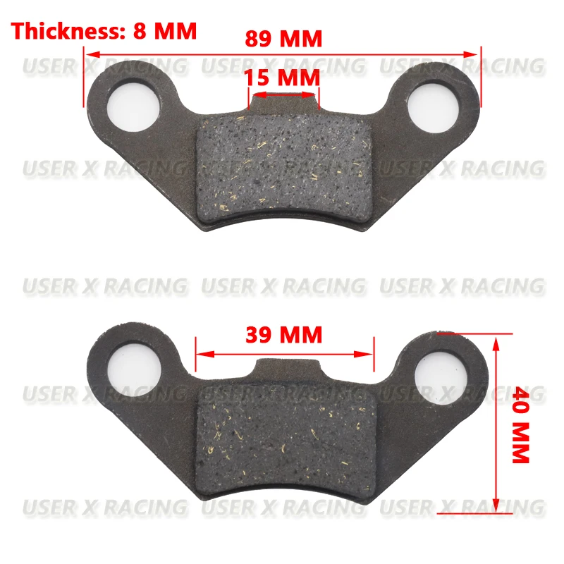 USER-X Universal motorcycle disc brake pad Brakes Front Rear Disc Brake ...