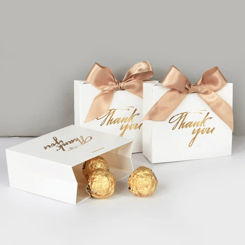 5-10Pcs-Thank-You-Candy-Boxes-With-Ribbon-Gift-Packaging-Box-For ...
