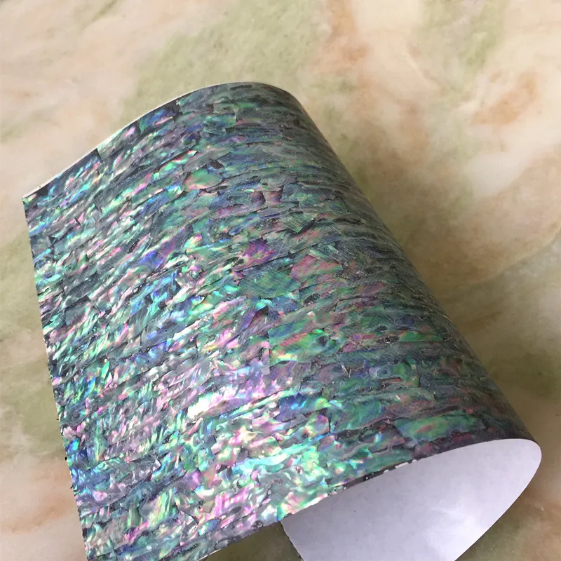 1PC-Flexible-Korea-Natural-Abalone-Shell-Mother-Of-Pearl-Laminate-Sheet ...