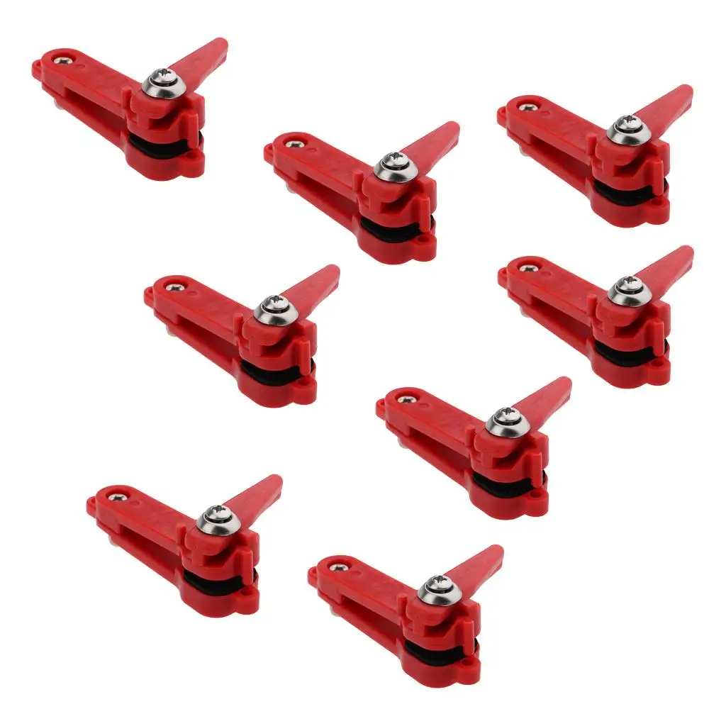 8Pcs Plastic Heavy Tension Snapper Weight Release Clip for Fishing ...