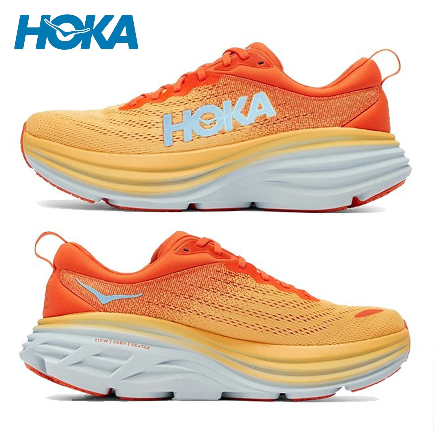 Hoka Trail Running Shoes Women | Hoka Bondi 8 Running Shoes Men - Hoka ...