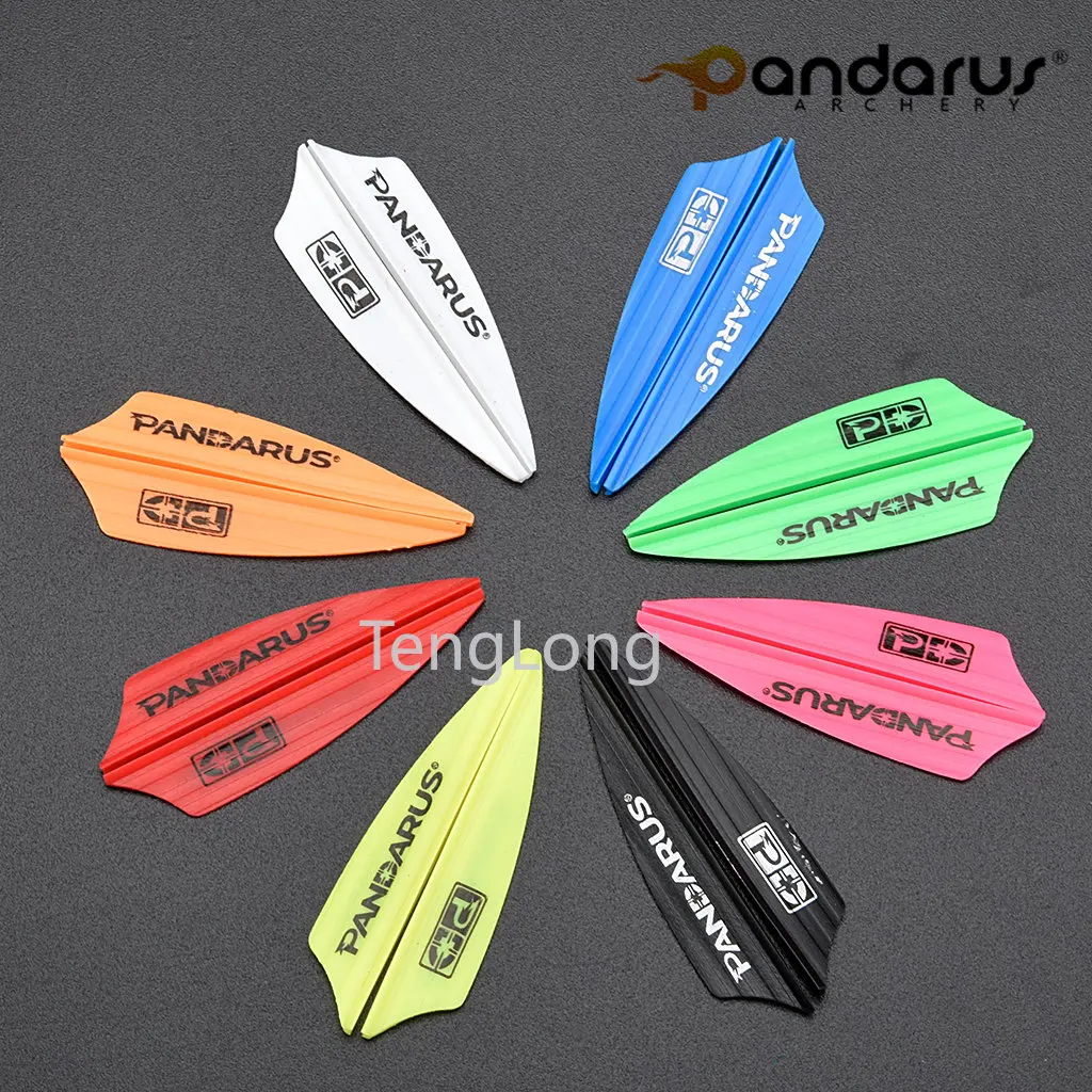 Archery-Arrow-Vane-1-89in-Shield-Type-Soft-Plastic-Arrow-Feather-for ...